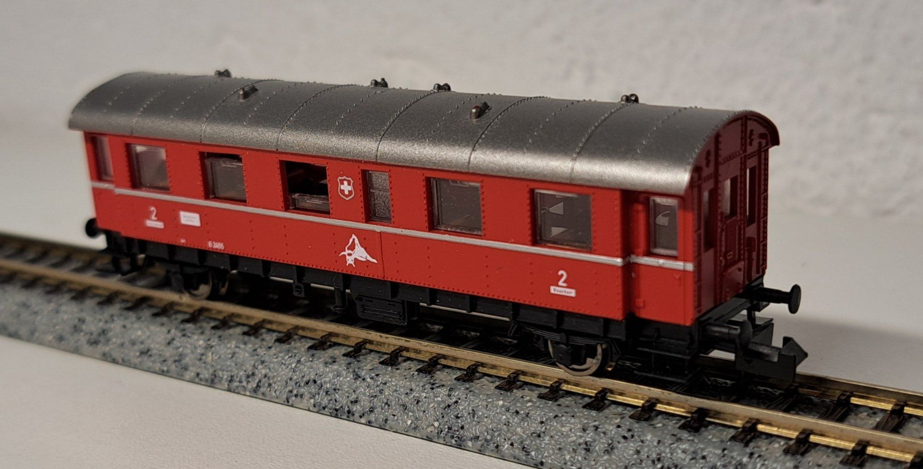 Zermatt Bahn Bergstation Alpina Spur N Fleischmann ohne OVP (Gebraucht ...