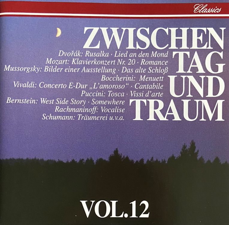 ZWISCHEN TAG UND TRAUM VOL. 12 CD Dvorák • Mozart • Vivaldi (Gebraucht ...