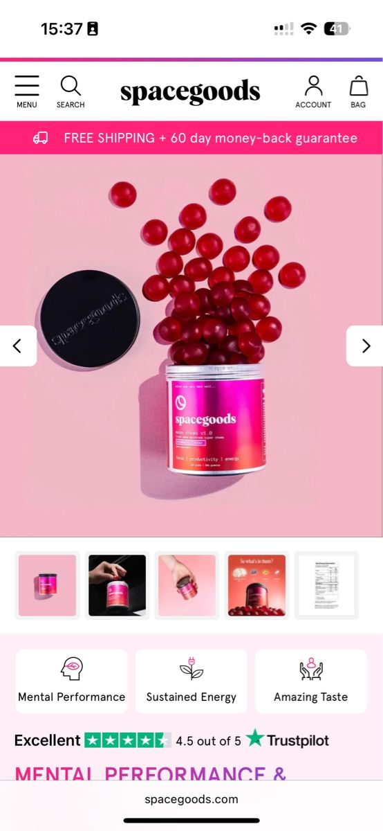 Spacegoods Moon Chews v1.0 Strawberry Flavour New & unopened (Neu und ...