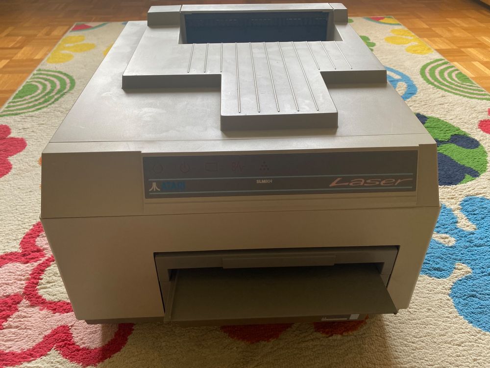 Atari SLM804 Laserdrucker mit SLMC804 und Kabeln | Kaufen auf Ricardo