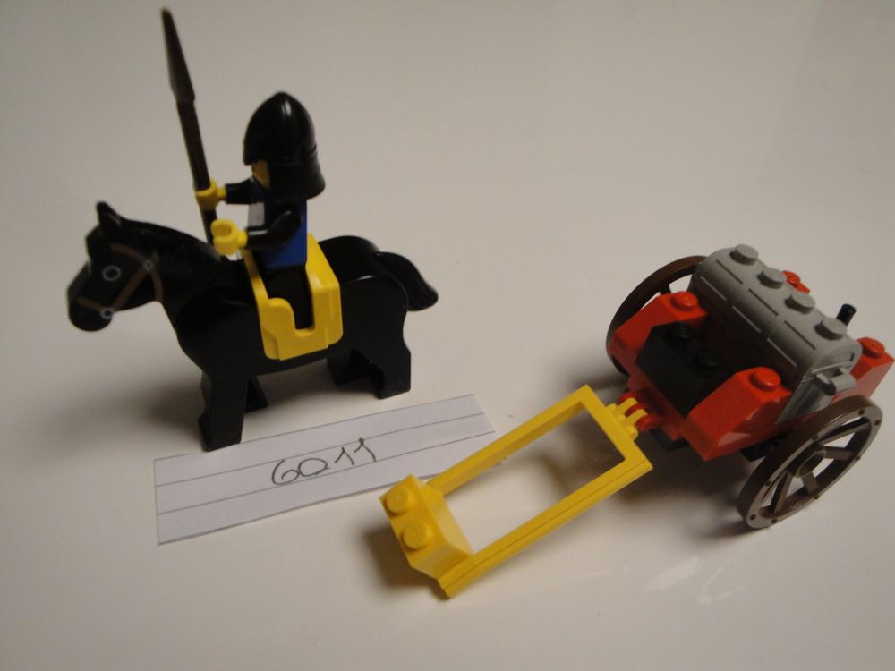 Lego Castle Vintage 6011 Black Knight's Treasure von 1985 (Gebraucht ...