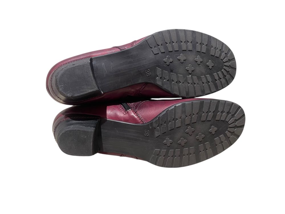 BONITA SCHUHE STIEFELETTEN GR. 38 BORDEAUX ECHT LEDER (Gebraucht) in ...