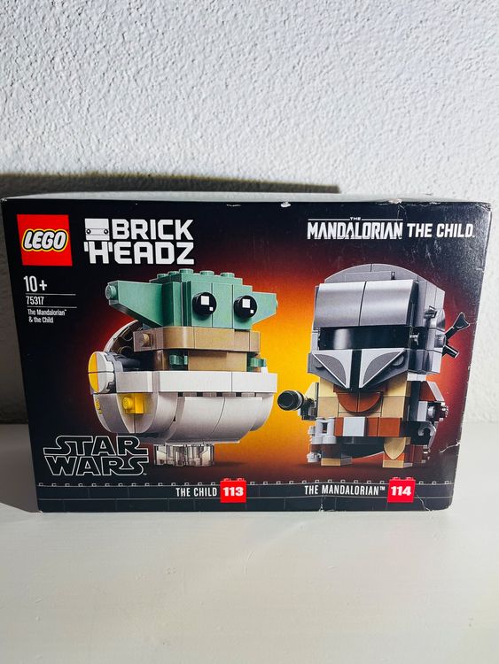 LEGO Star Wars Brick Heads The Mandalorian & The Child 75317 (Neu ...
