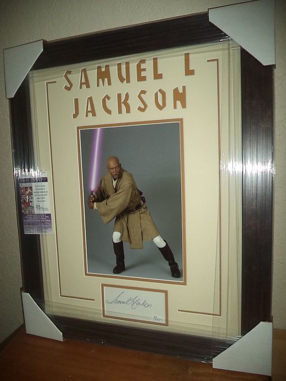 SAMUEL JACKSON STAR WARS Autogramm Mace Windu signiert | Kaufen auf Ricardo