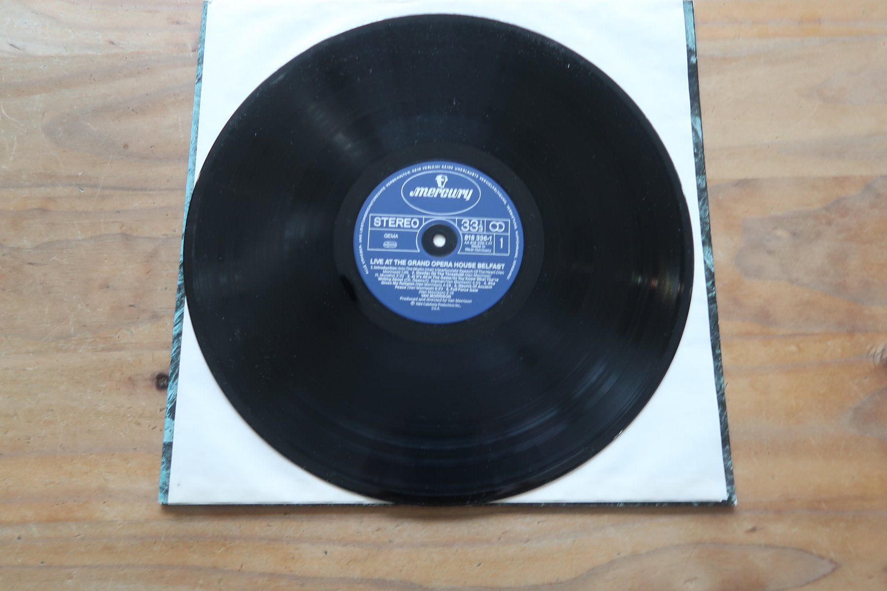 VAN MORRISON - LIVE AT THE GRAND OPERA HOUSE BELFAST - LP (Gebraucht ...