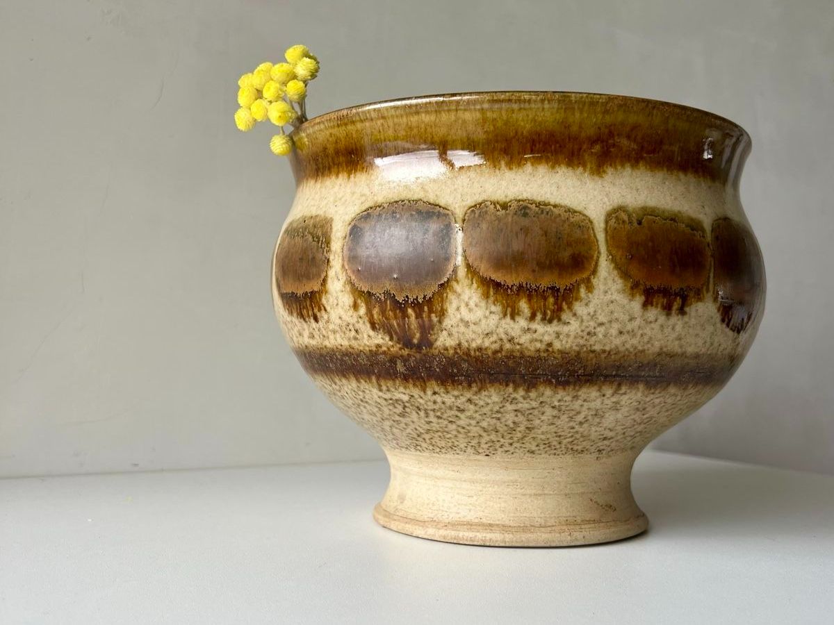 Danish Ceramic fruit Bowl, Per Engstrøm, vintage pottery (Gebraucht) in ...