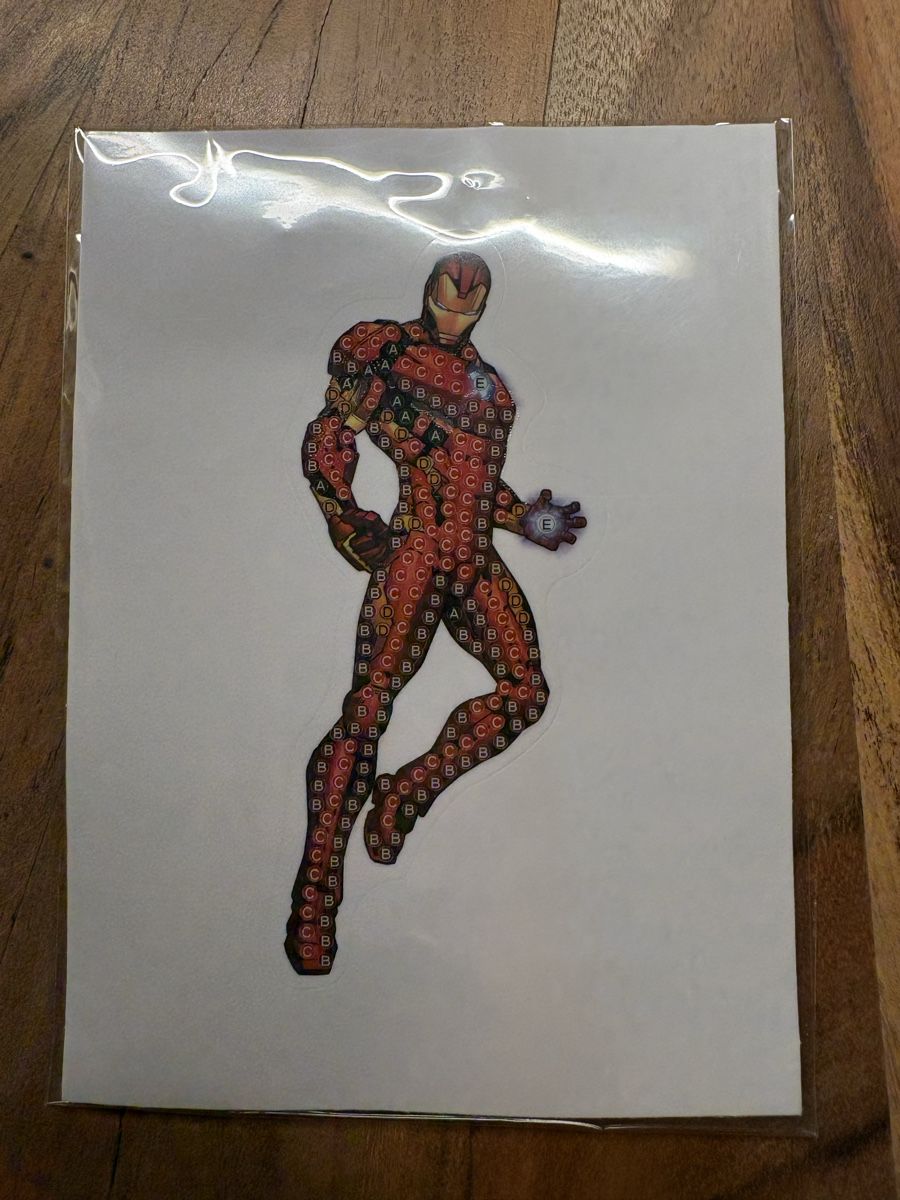Disney 100 Crystal Art Sticker - Iron Man (Neu und originalverpackt) in ...