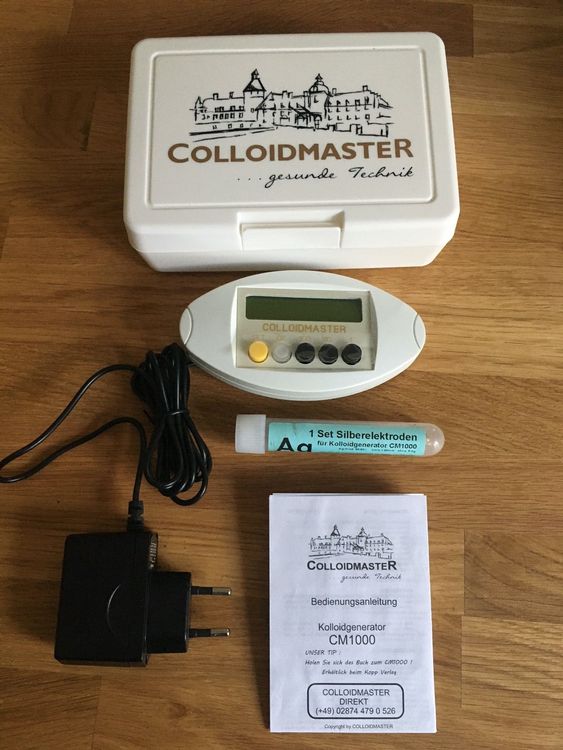 Colloidmaster CM1000 - Kolloidales Silber selber herstellen (Gebraucht ...