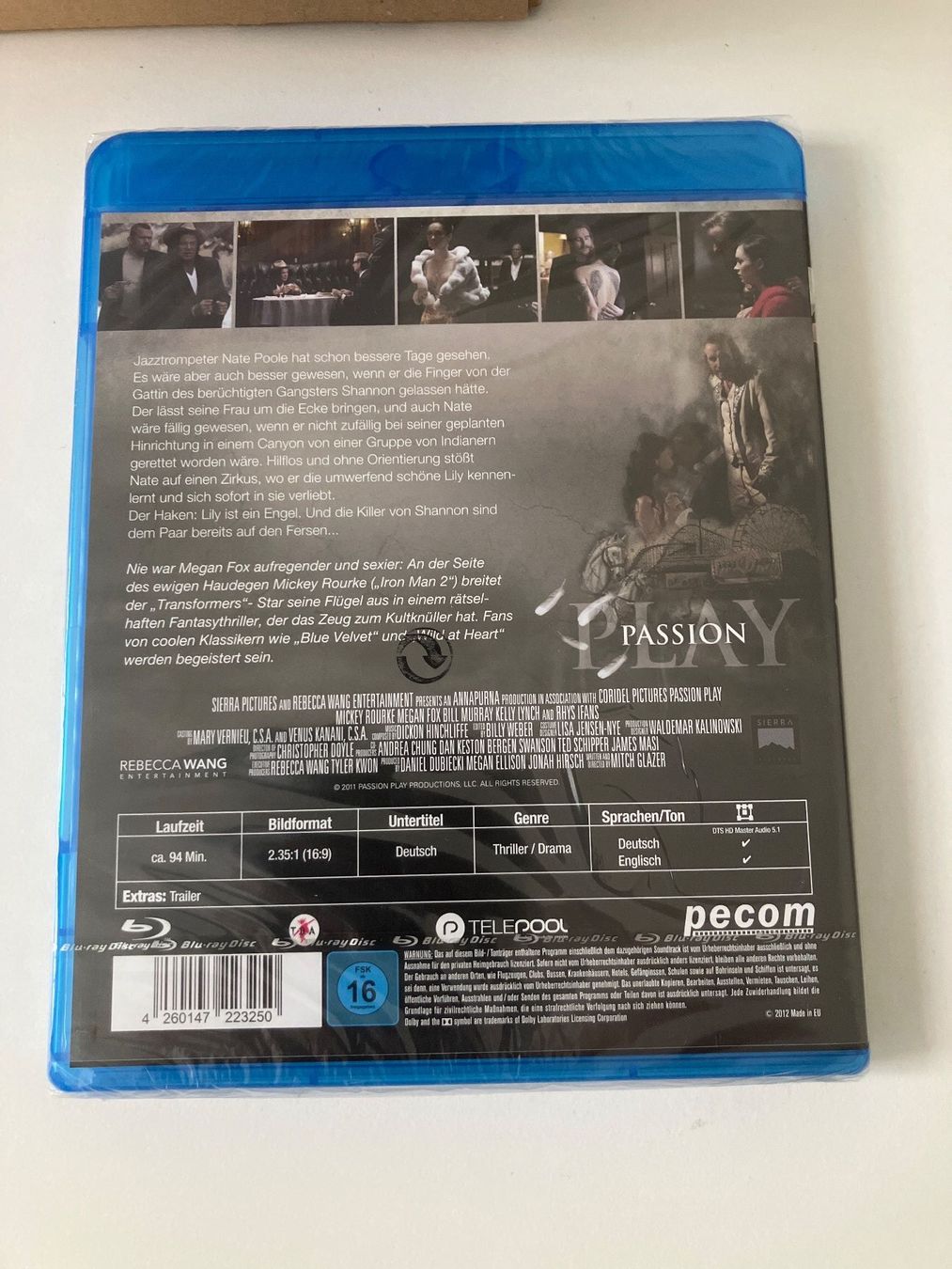 Passion Play (Blu-ray) Rourke, Fox, Murray, Neuware (Gebraucht) in ...