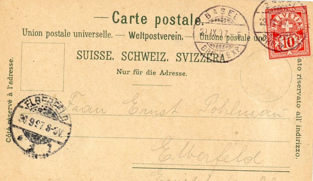 Basel BS - LITHO um 1897 | Kaufen auf Ricardo