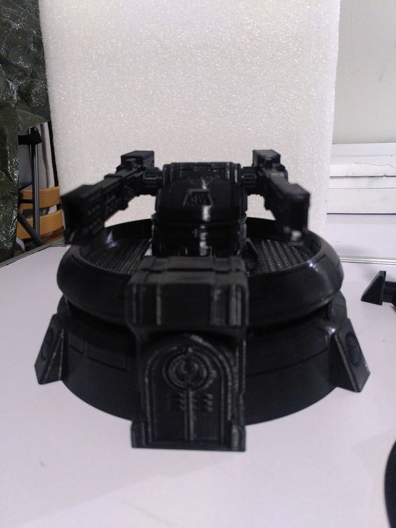 Warhammer 40k Tau bunker rail gun terrain wargame miniature (Neu ...