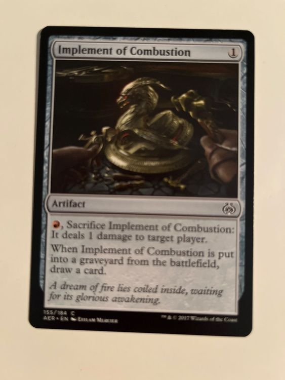 1 x Implement of Combustion - Magic: The Gathering - MtG (Gebraucht) in ...