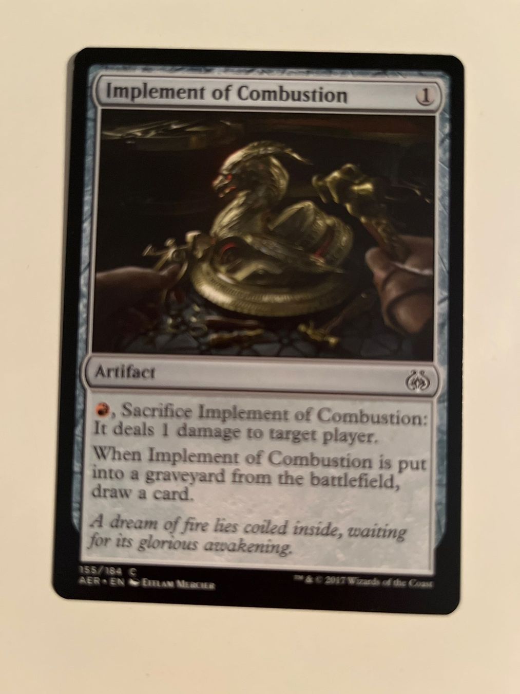 1 x Implement of Combustion - Magic: The Gathering - MtG (Gebraucht) in ...