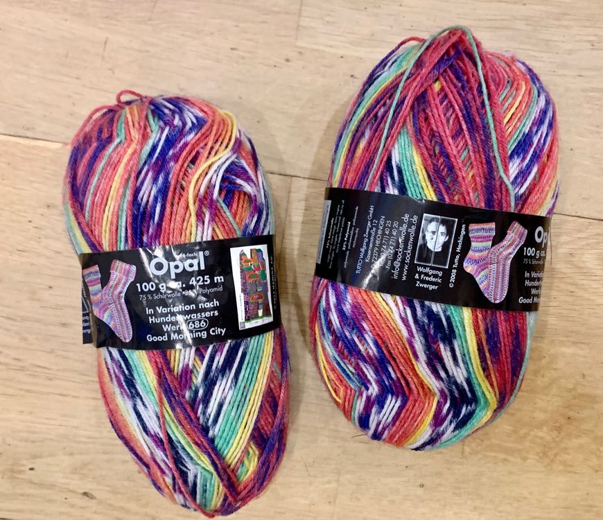 OPAL Sockenwolle 2 x 100g "Muster Hundertwasser" | Kaufen auf Ricardo