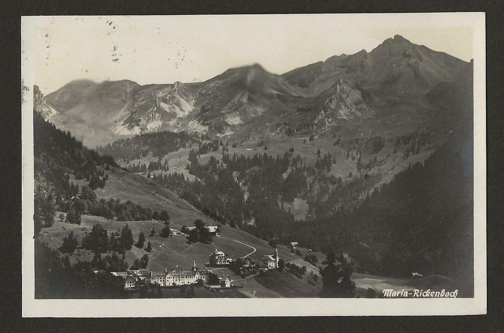 1924 Maria Rickenbach Nidwalden Stempel Nieder-Rickenbach (Gebraucht ...