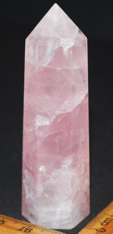Deko Heilstein B-525 – Rosa Quarz Obelisk – 7 cm (Neu und ...