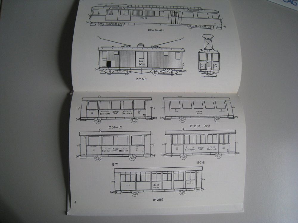 Bellinzona-Mesocco-Bahn, R.Rütimann, 1984 (Gebraucht) in Buchs ZH für ...