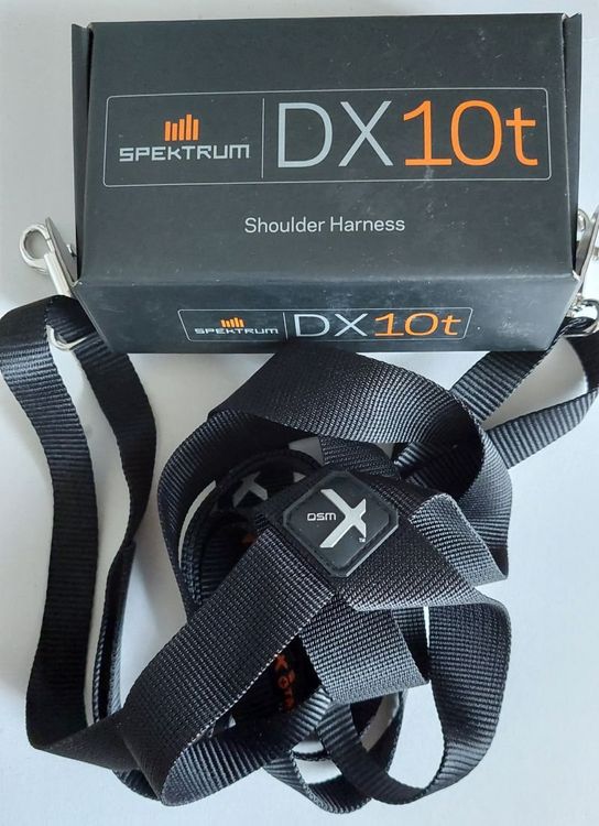 SPEKTRUM DX10t Schulter Kreuzgurt für Fernsteuerung (Neu und ...