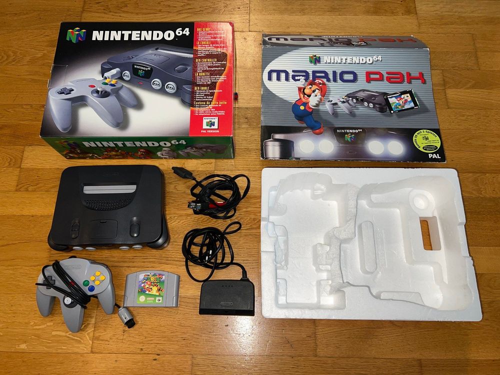 Sammlungsauflösung: N64 Mario Pak Konsole OVP + Super Mario | Kaufen ...