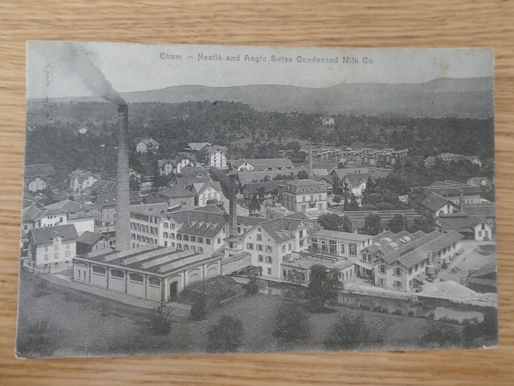 Cham Nestlé & Anglo Swiss Condensed Milk- 1929 Sonderstempel (Gebraucht ...