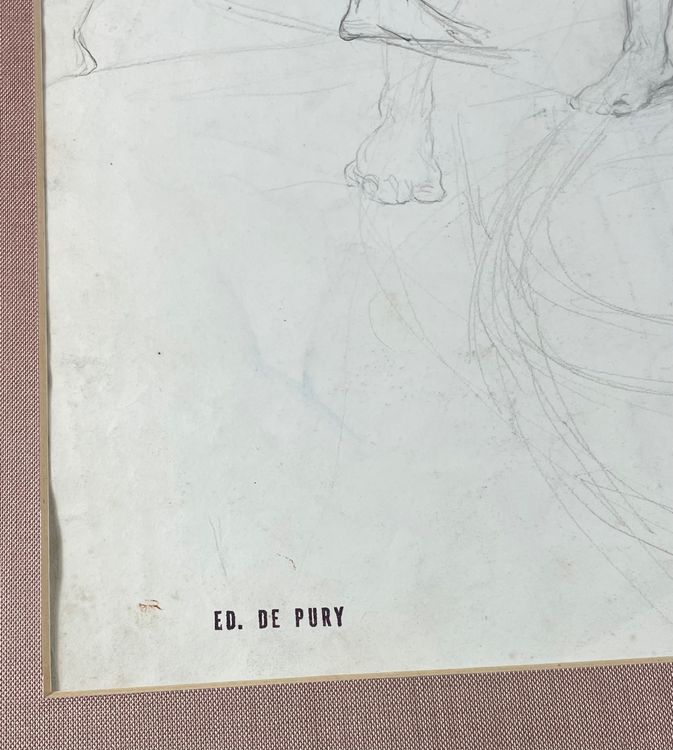 Edmond De Pury (1845-1911) Zeichnung (Gebraucht) in Root für CHF 105 ...