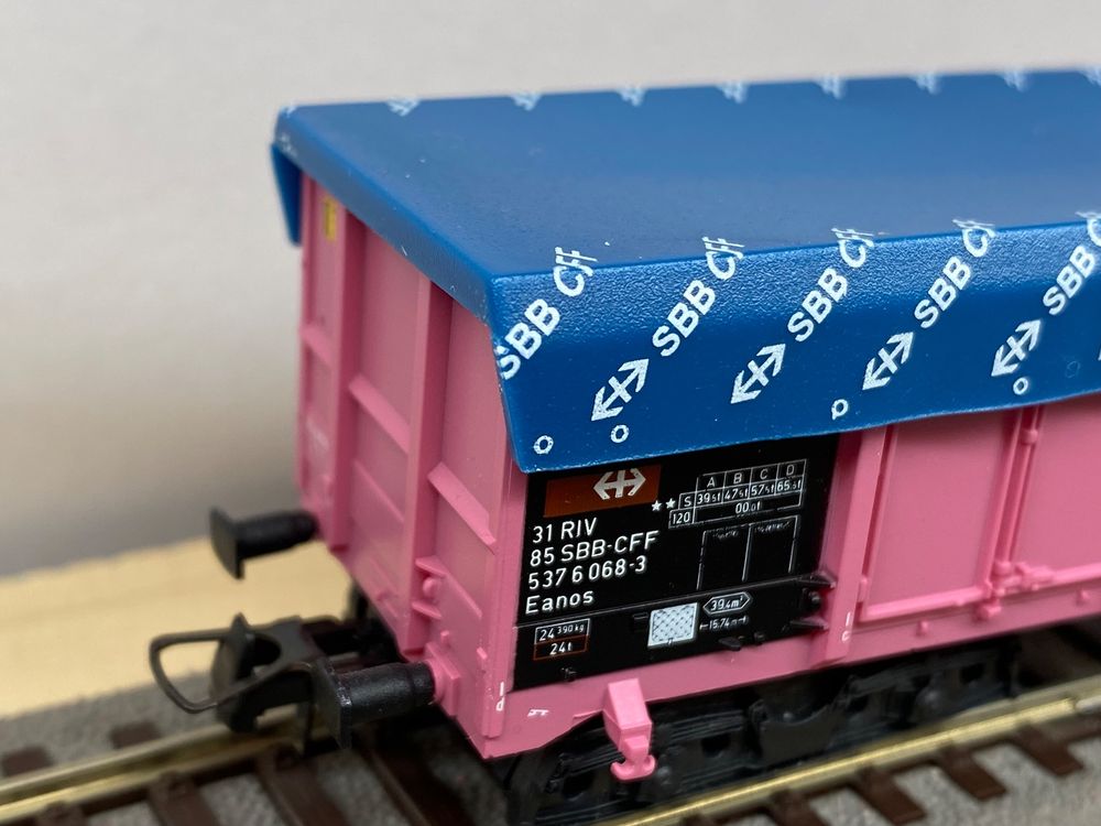 3 x Sachsenmodelle (H0 GS) SBB Hochbordwagen Eanos | Kaufen auf Ricardo