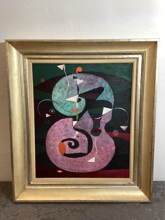 Oskar DALVIT (1911-1975) tableau peinture sur panneau signee | Kaufen ...