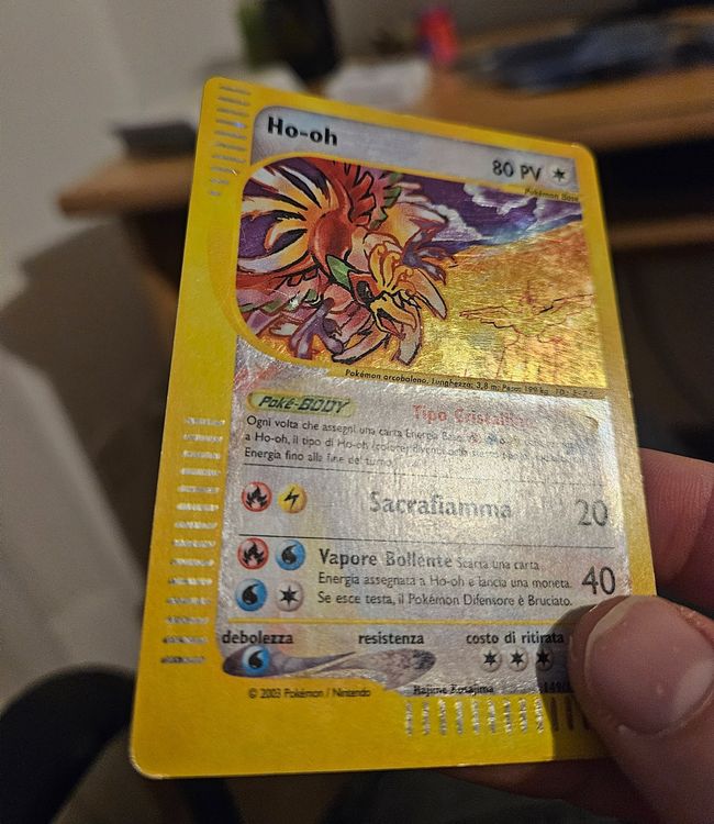 VERY RARE Ho-Oh Crystal Holo Pokémon Skyridge (EX ITA) (Gebraucht) in ...