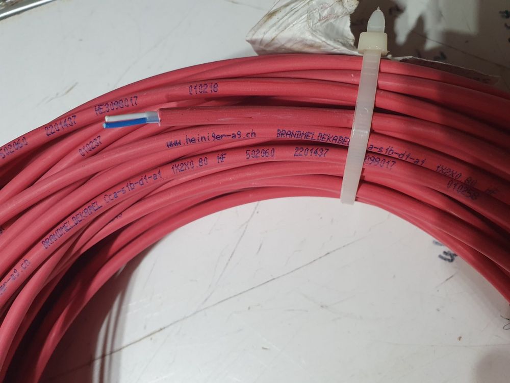 Kabel 1x2x0.8 2x0.8 Signalkabel Heiniger Cca 49m G51 HF (Neu (gemäss Beschreibung)) in Zürich ...