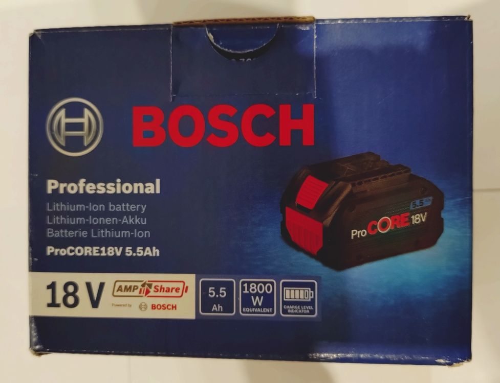 neuer Bosch Professional pro core Akku 18 v/5.5ah ovp (Neu und ...