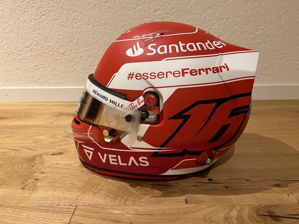 Charles Leclerc Ferrari Helm Replica 2022 Formel 1 (Neu und ...