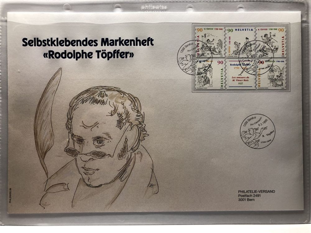 FDC Grossbrief Rodolphe Töpffer aus MH 1999 ET | Kaufen auf Ricardo