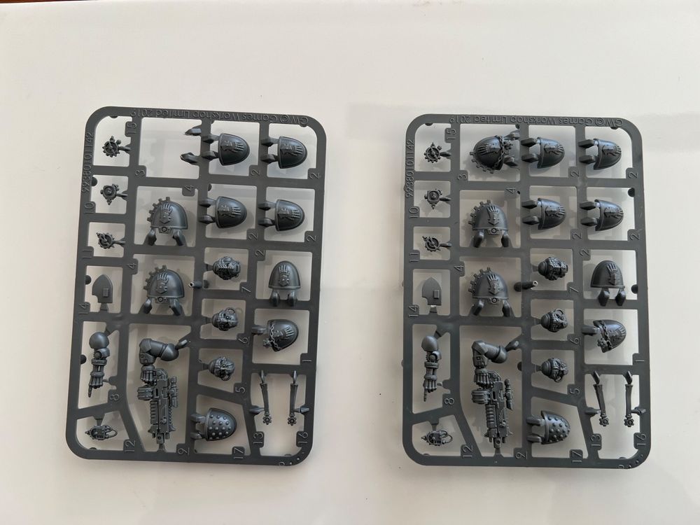 Iron Hands Upgrade Sprue/Rahmen Space Marines Warhammer 40k (Neu ...