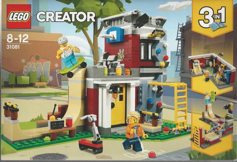 LEGO CREATOR 31081 MODULAR SKATE HOUSE new (Neu und originalverpackt ...