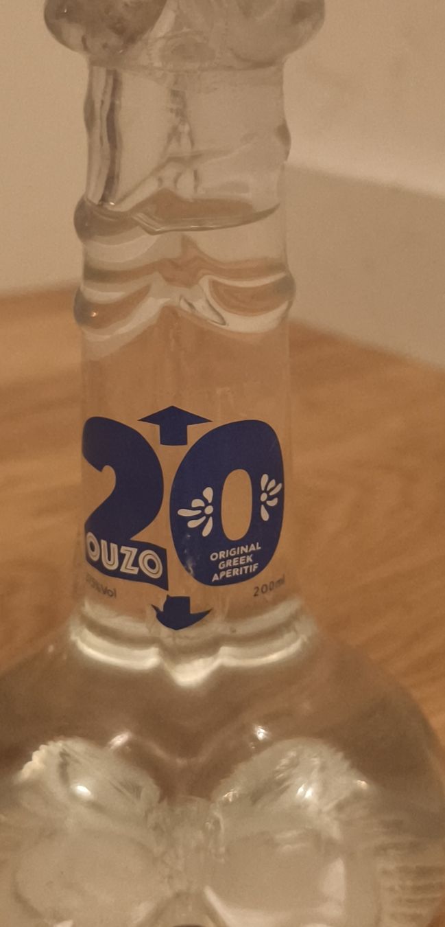 Original Ouzo 20 aus Griechenland, 200 ml lustige Flasche (Neu und ...