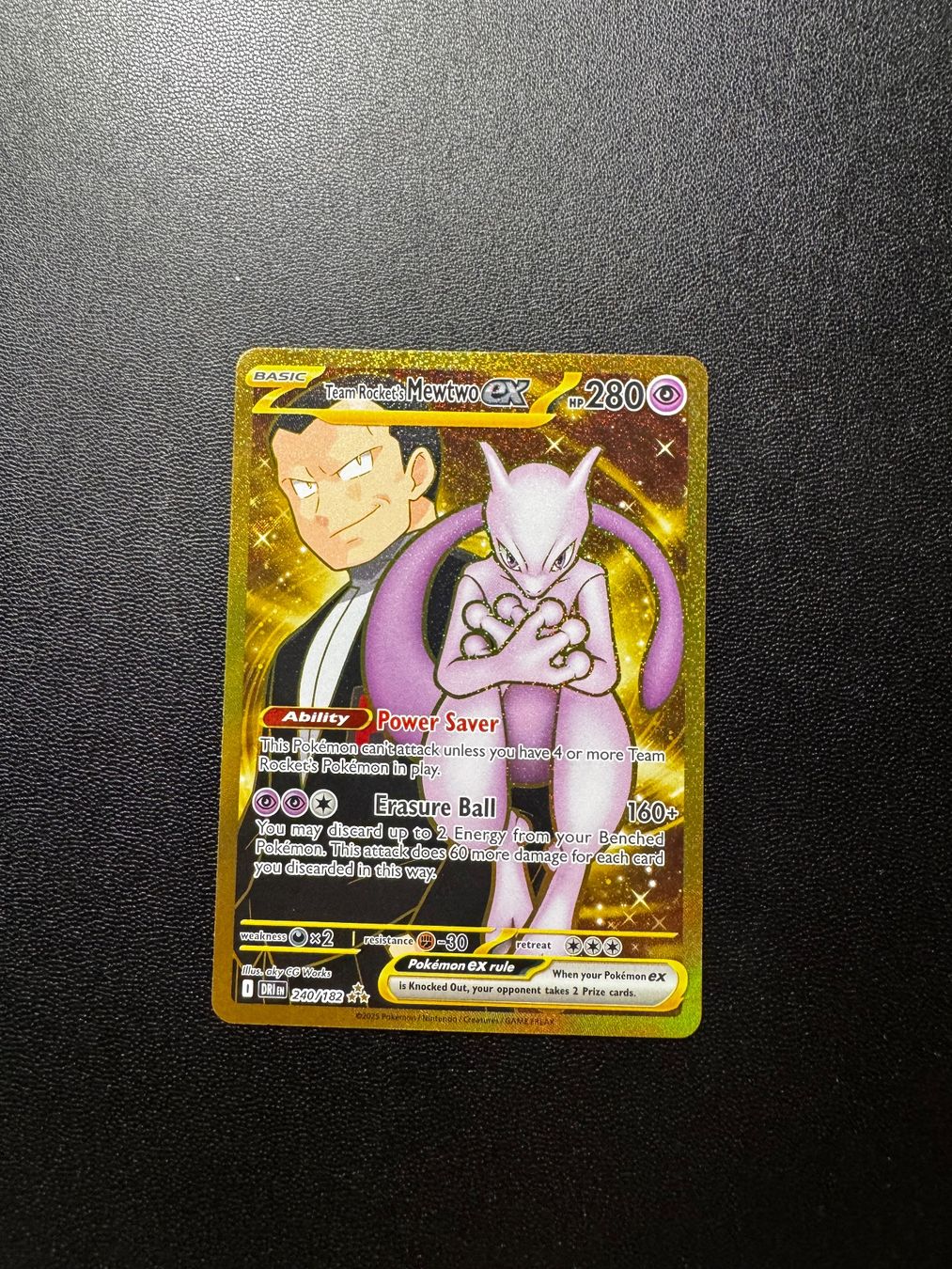 Pokemon Team Rockets Mewtwo EX HR 240/182 EN (Neu (gemäss Beschreibung ...