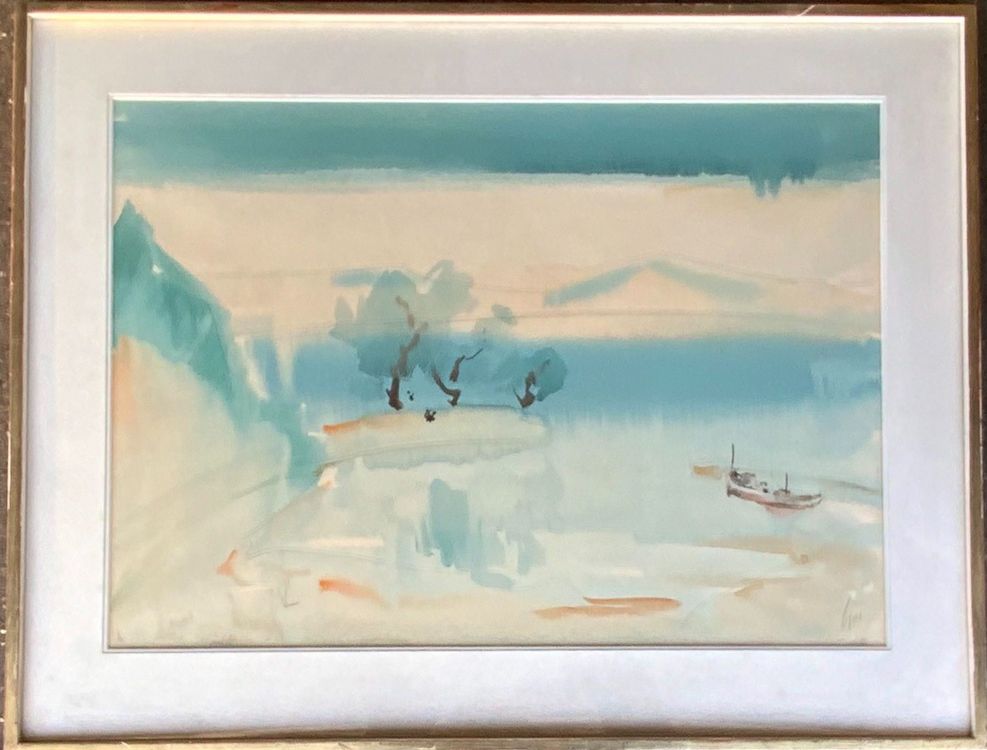 Aquarelle Landschafts unles. signiert | Kaufen auf Ricardo