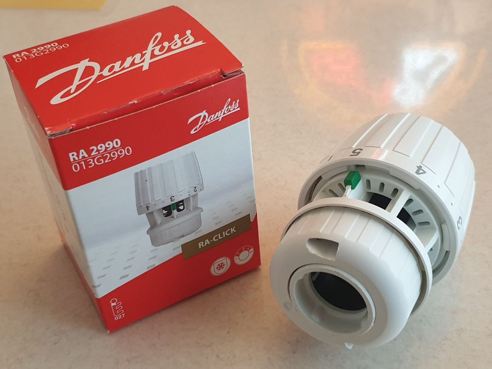 Danfoss Thermostatkopf RA2990 jetzt easy Heizkosten sparen! (Gebraucht ...