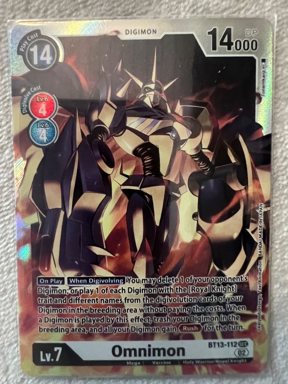 Digimon TCG Omnimon BT13 | Kaufen auf Ricardo