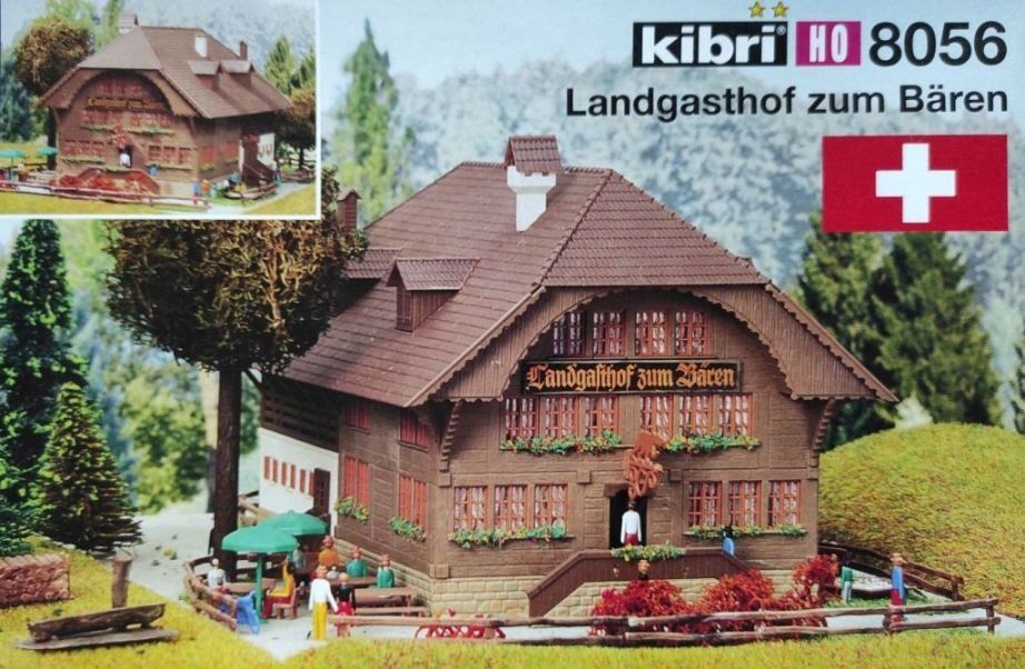 Kibri 8056 H0 1:87 Berner Landgasthof zum Bären, Bausatz (Neu und ...