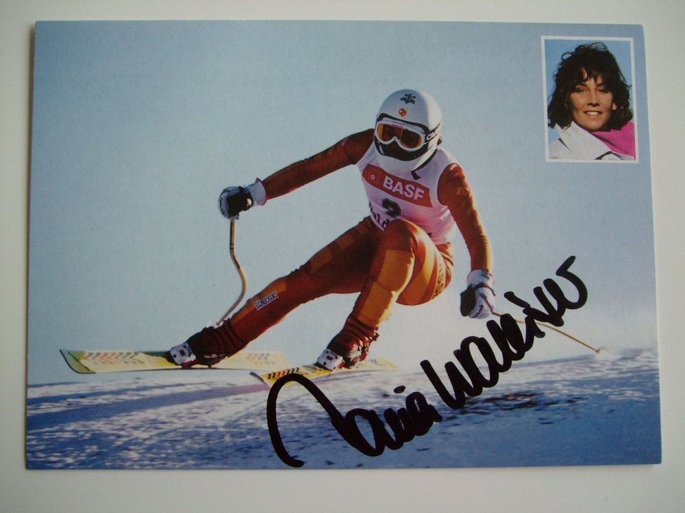 MARIA WALLISER (CH) SKISTAR HANDSIGNIERT AK ORIGINAL ! | Kaufen auf Ricardo