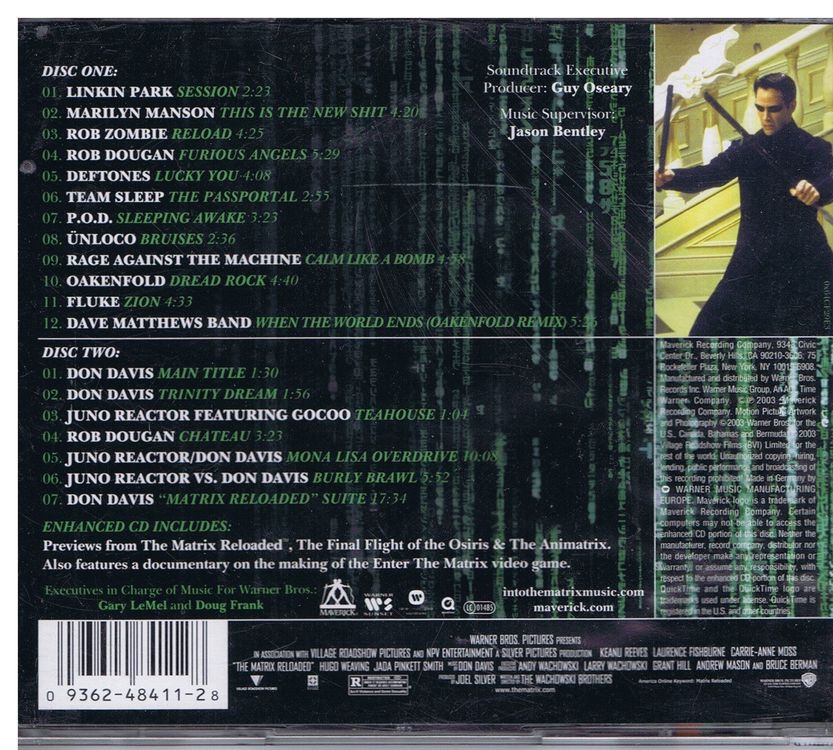 Matrix Reloaded / The Album (2 CDs) (Gebraucht) in Unterengstringen für ...