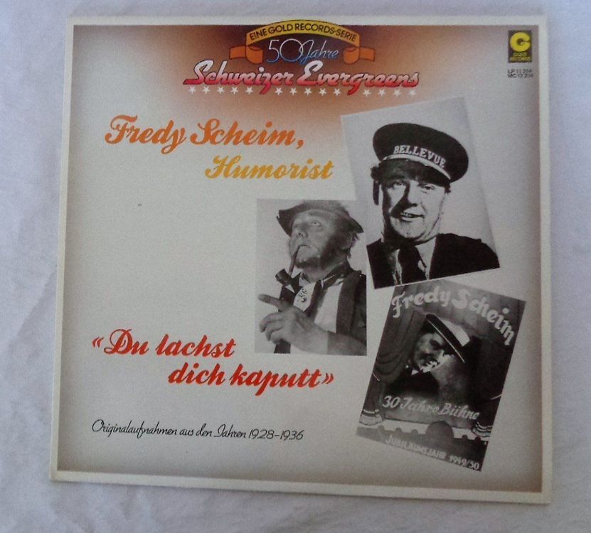 Fredy Scheim - Humorist / LP mit Aufnahmen von 1928 - 1936 (Gebraucht ...