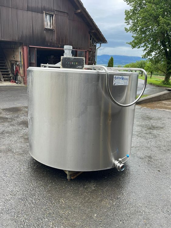 Milchtank 1500l (Gebraucht) in Sins für CHF 1000 – nur Abholung auf ...