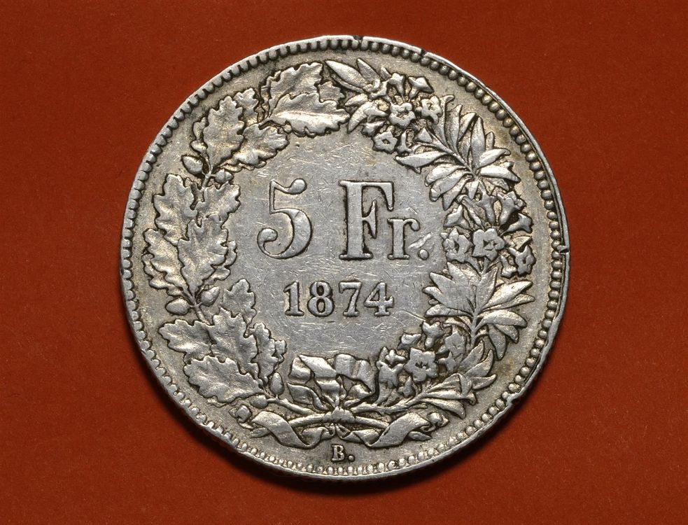 5 Franken 1874 (Gebraucht) in Oberglatt ZH für CHF 149 – mit Lieferung auf Ricardo kaufen