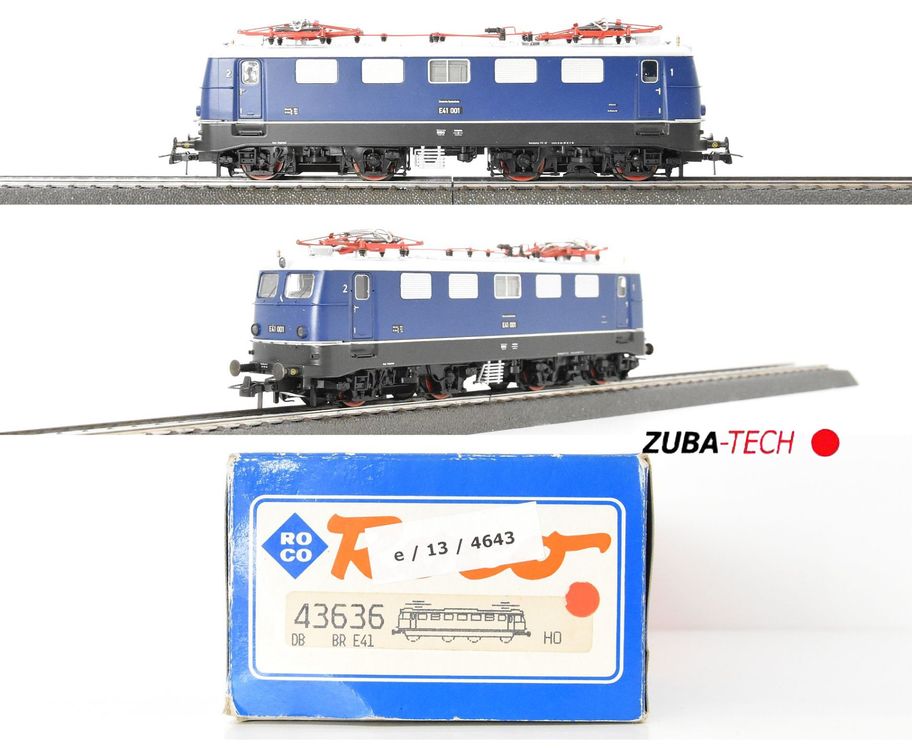 Roco 43636 E-Lok BR E 41 der DB H0 GS Analog mit OVP (Gebraucht) in St. Gallen für CHF 52 – mit ...