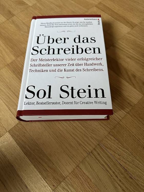 Über das Schreiben von Sol Stein (Gebraucht) in Unterlunkhofen für CHF ...