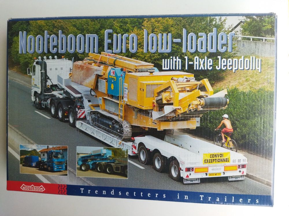 M-B Actros mit Nooteboom Euro Low-loader von Conrad 1/50 (Neu und ...