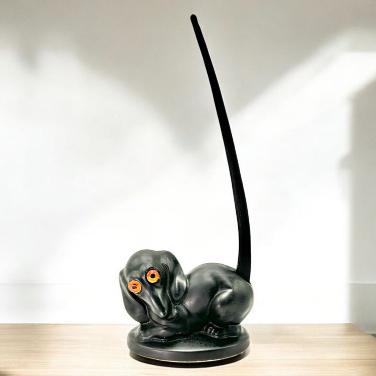 Figurine vintage Teckel noir 383 par Alexander Backer (ABCO) (Gebraucht ...