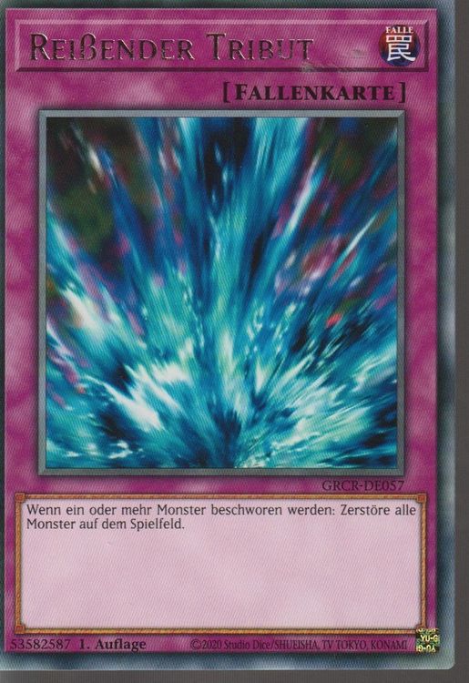 TCG YU-GI-OH! GRAND CREATORS GRCR DE 057 Reißender Tribut | Kaufen auf Ricardo